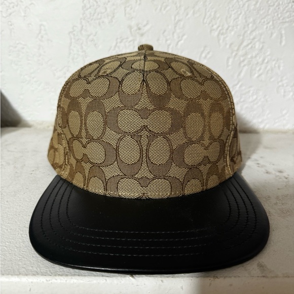 Coach | Accessories | Signature Jacquard Flat Brim Hat | Poshmark